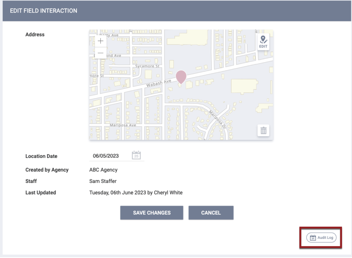 Location Tab Overview