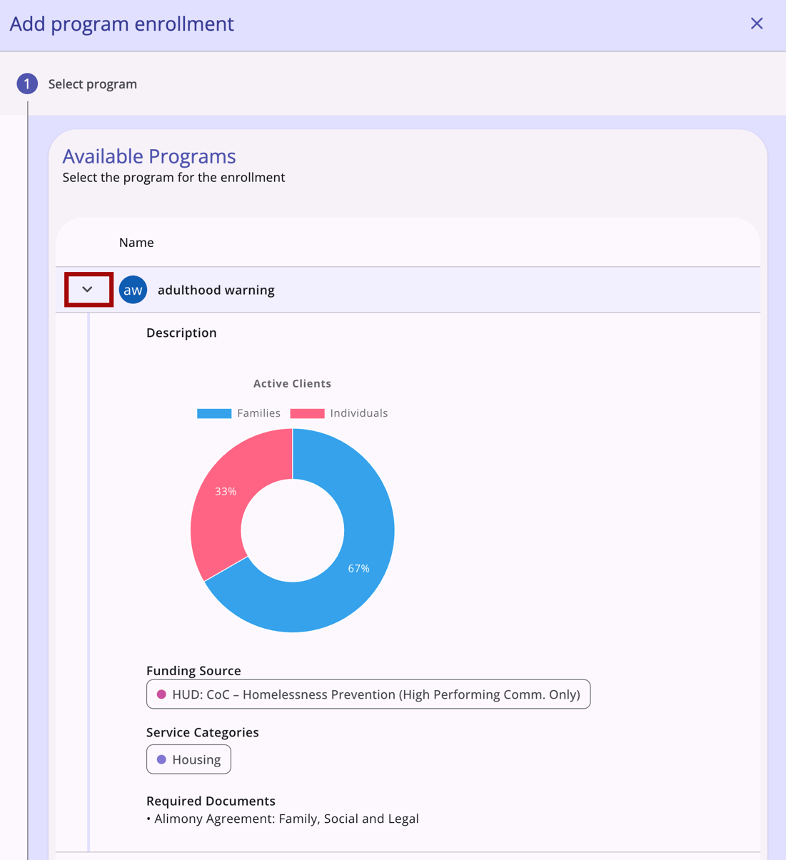 Creating and Managing Program Enrollments (New Clarity Interface)