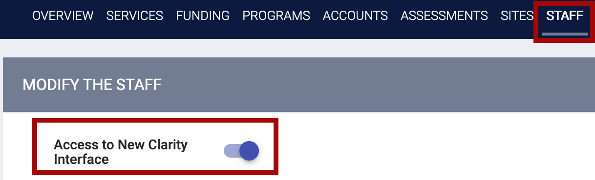 Step-by-step Instructions to Enable the New Clarity Human Services ...