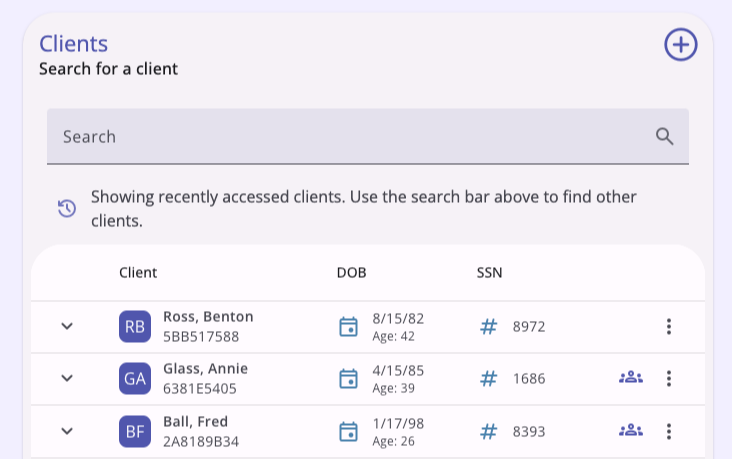 How Do I Search for a Client? (New Clarity Interface)