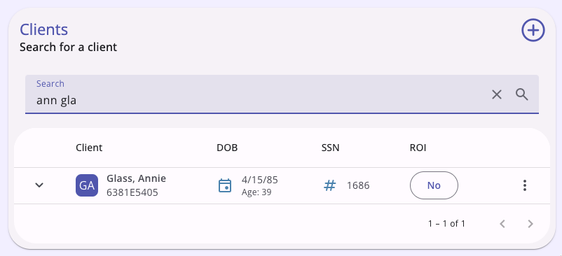 How Do I Search for a Client? (New Clarity Interface)