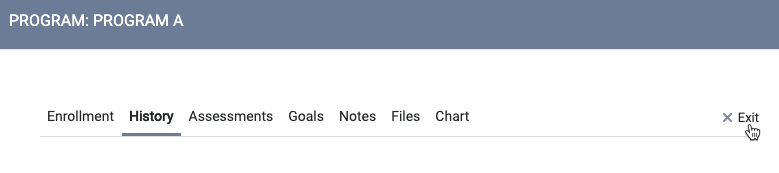 How Do I Exit a Client from a Program?