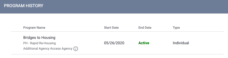 Creating and Managing Program Enrollments