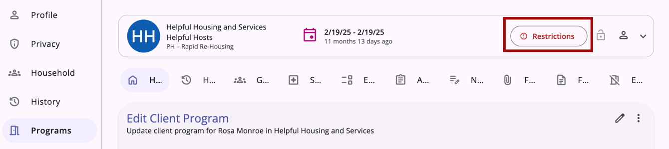 Creating and Managing Program Enrollments (New Clarity Interface)