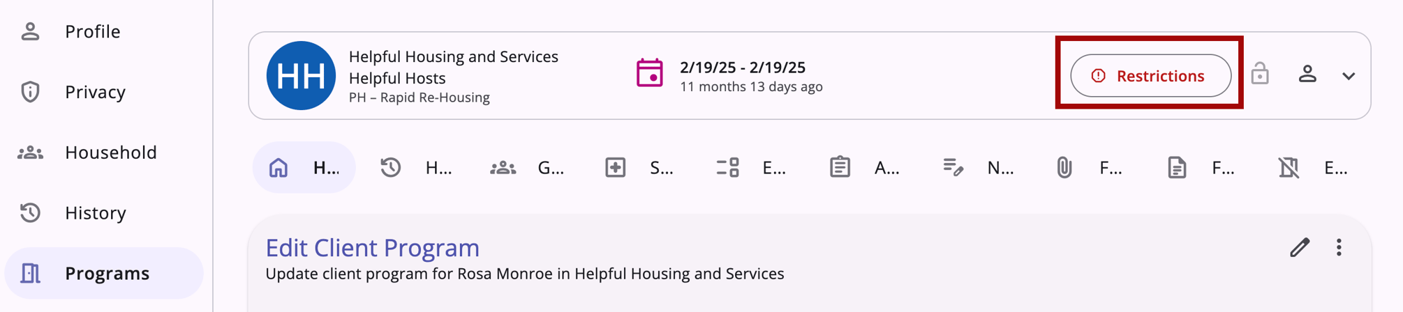 Creating and Managing Program Enrollments (New Clarity Interface)