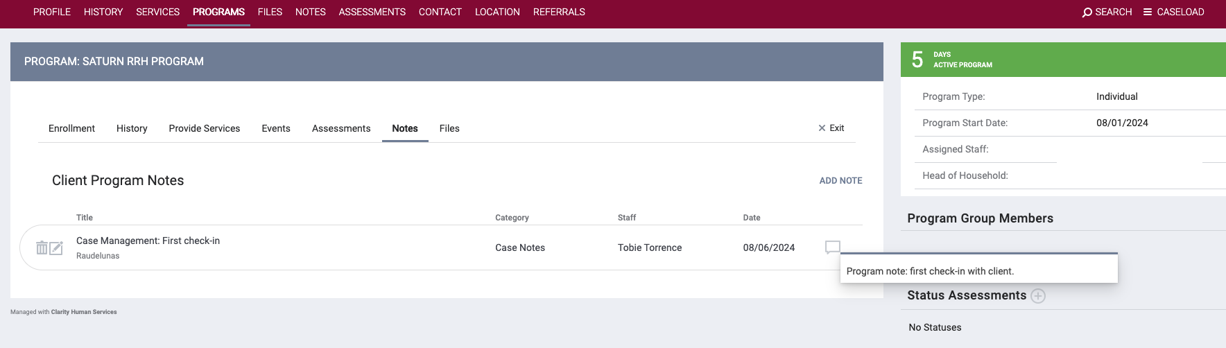 How Do I Create Client Notes?