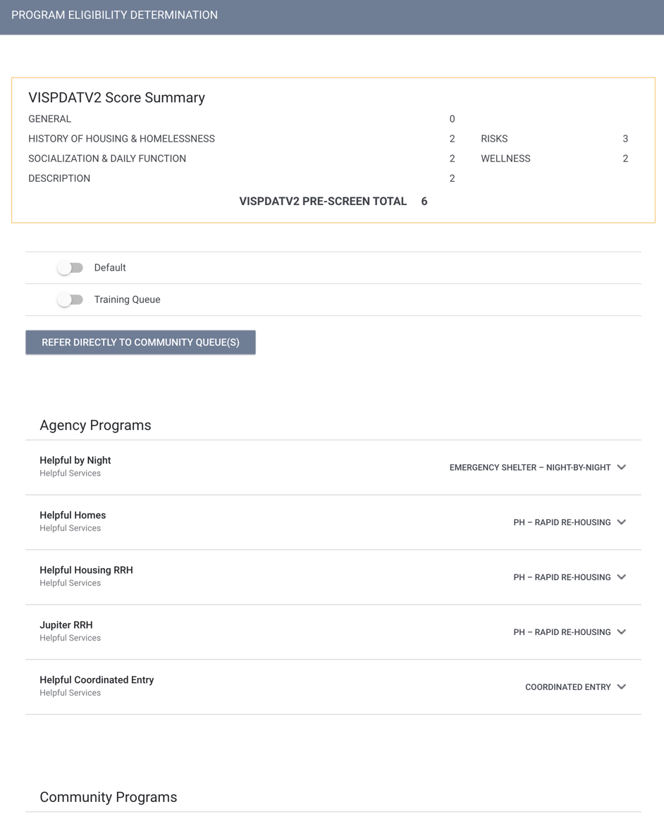 Using the VI-SPDAT [V3] and VI-F-SPDAT [V3]