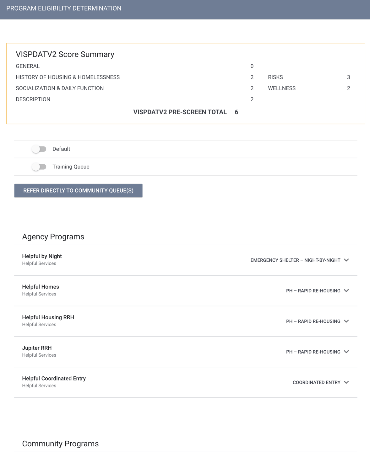 Using the VI-SPDAT [V3] and VI-F-SPDAT [V3]