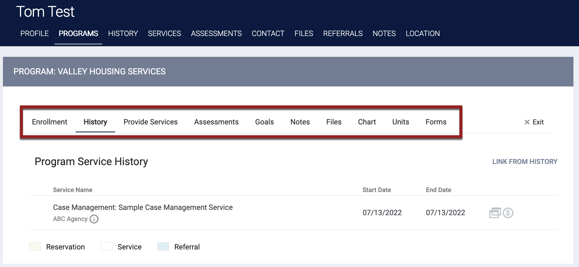 Creating and Managing Program Enrollments